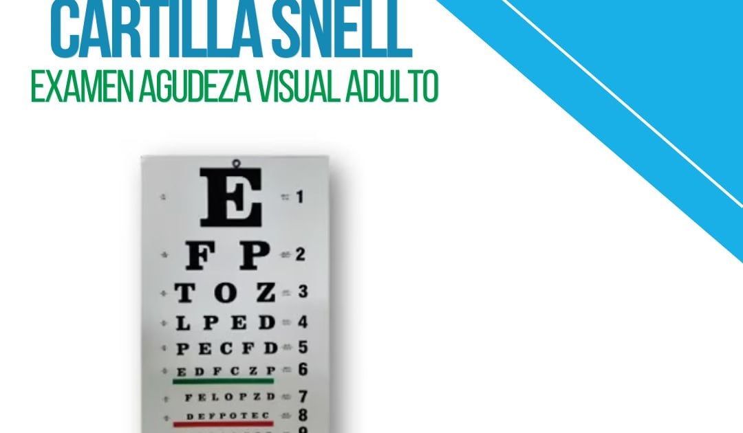 CARTILLA SNELL AGUDEZA VISUAL ADULTO | instrumedic sas